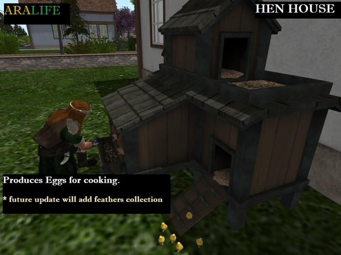 Second Life Marketplace - [ARALIFE] Hen House Pack V2.0